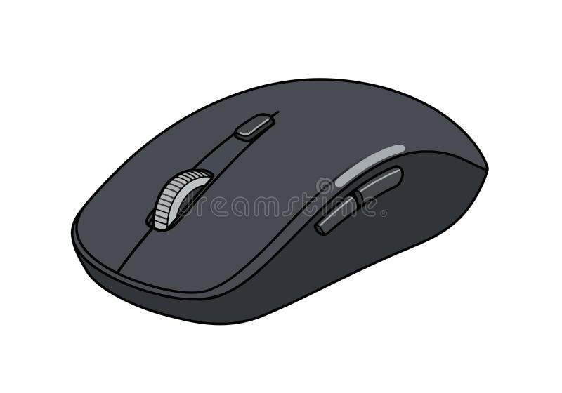 Clip Art Computer Mouse. stock illustration. Illustration of handheld ...