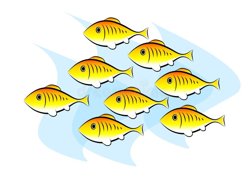 Clip-art of fish stock vector. Illustration of swim, fish - 18977694