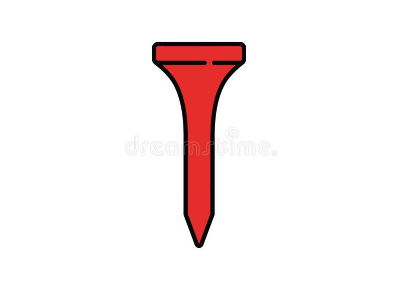Clip art golf tee stock vector. Illustration of game - 370500921