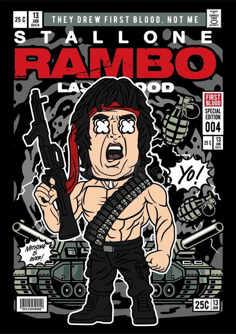 John Rambo Stock Illustrations – 1 John Rambo Stock Illustrations ...