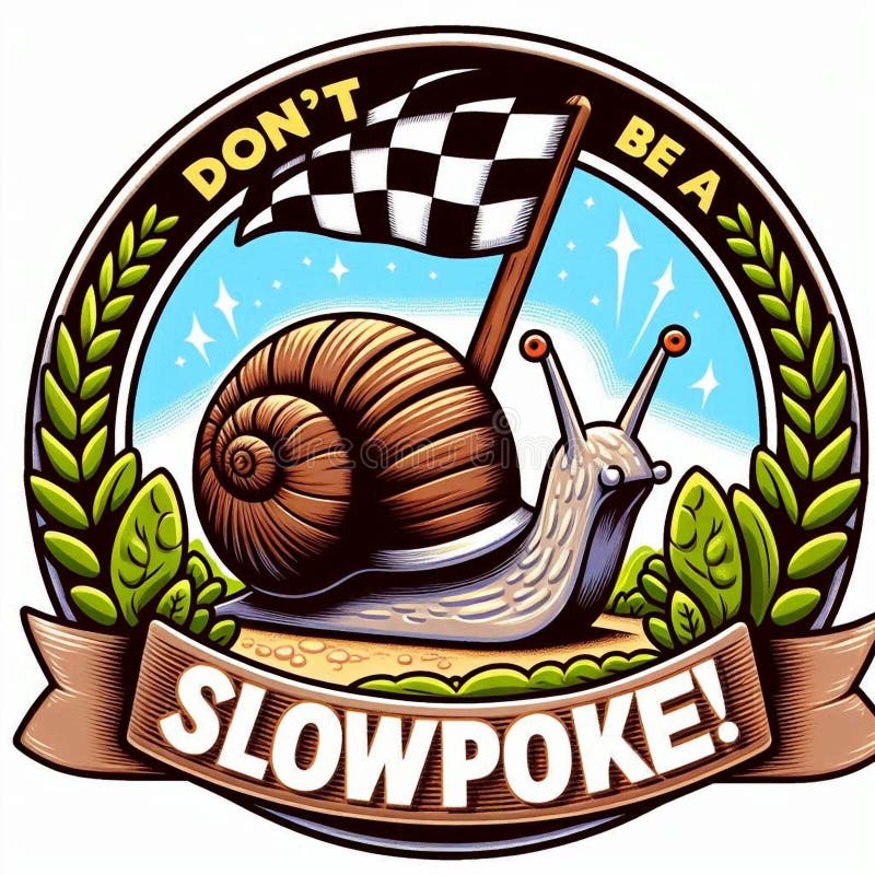 Clip Art Image of an Ultra Realistic Snail Moving Slowly on the Pathway ...