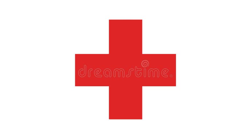 Clip Art Red Cross. stock illustration. Illustration of design - 360532876