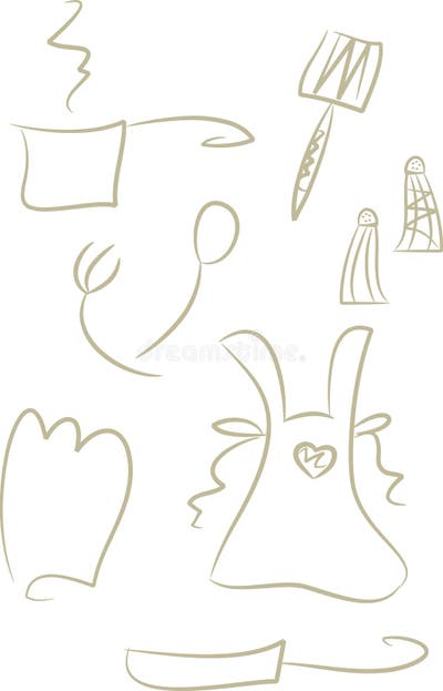 Household Items Drawing Stock Illustrations – 2,016 Household Items ...