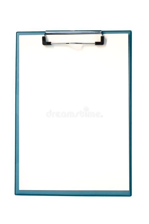 Clip board and paper stock photo. Image of paper, lined - 33760458