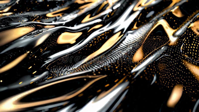 Liquid Movement and Light Reflections in Design Stock Footage - Video ...