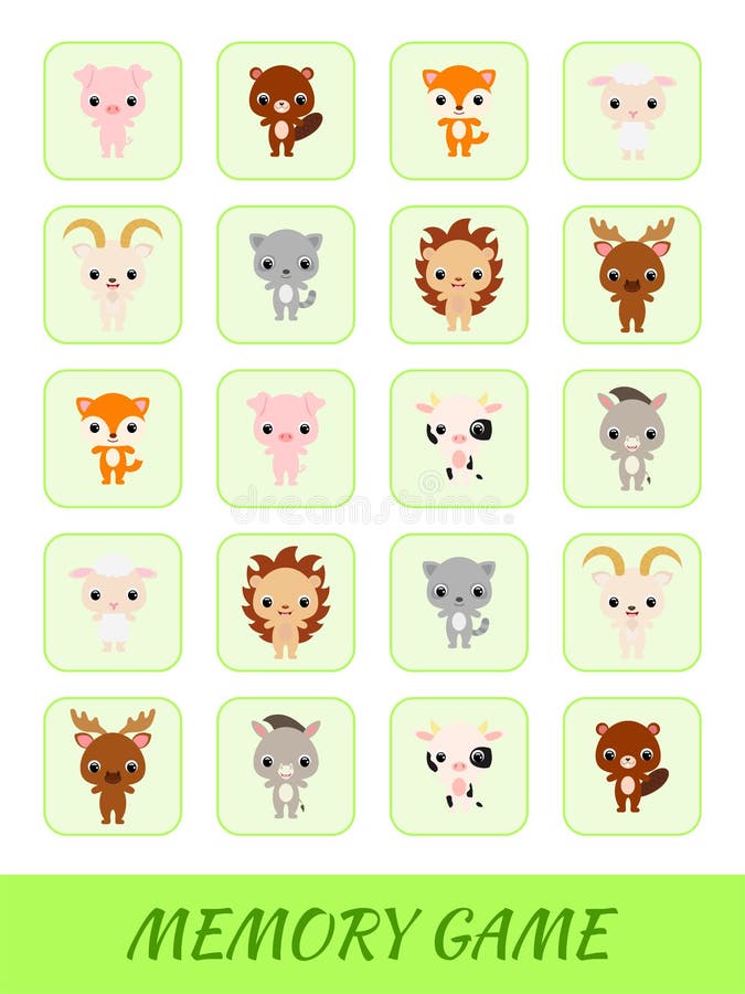 Game Template Find Correct Shadow. Matching Game for Children ...