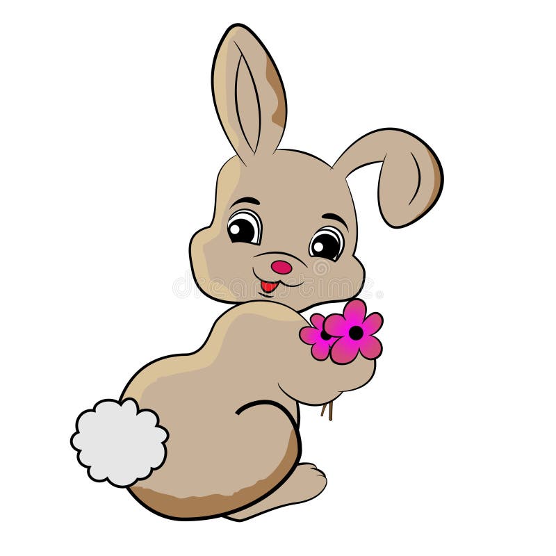 Clipart de lapin illustration de vecteur. Illustration du illustration ...