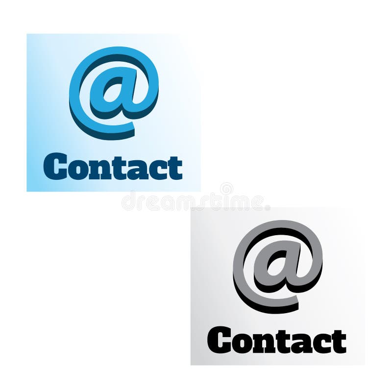 Clipart Delle Icone Del Contatto Illustrazione Vettoriale ...