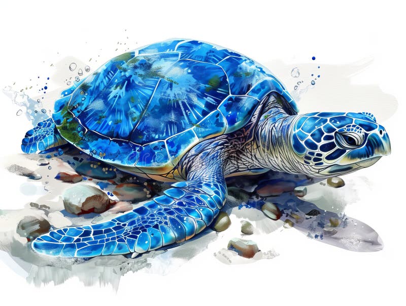 Clipart, Illustration, and Isolate of an Atlantic Blue Crab Stock Image ...