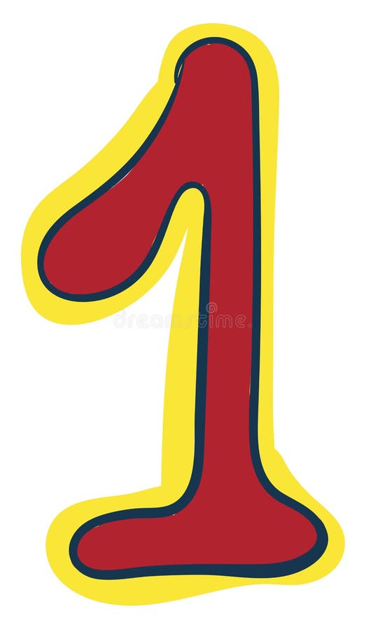 Clipart of the Numerical Number Three or 3 in Red Color Vector or Color ... Clipart of the Numerical Number Three or 3 in Red Color Vector or Color ...