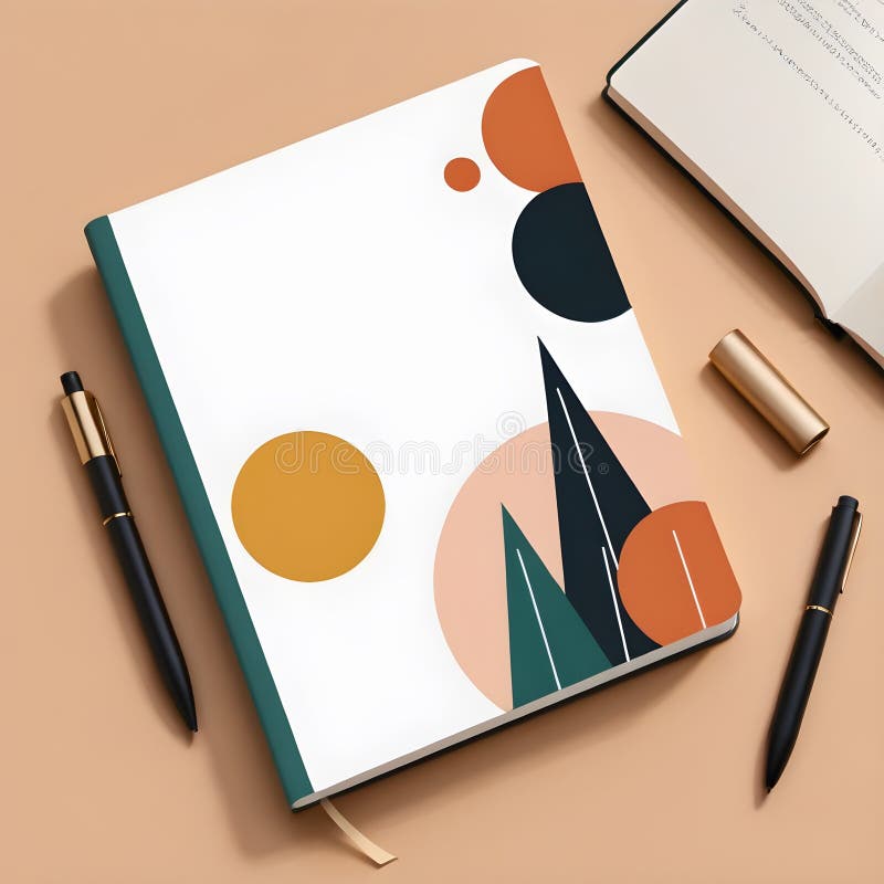 Clipart-Style Minimalist Journal for Branding Ideas Stock Illustration ...