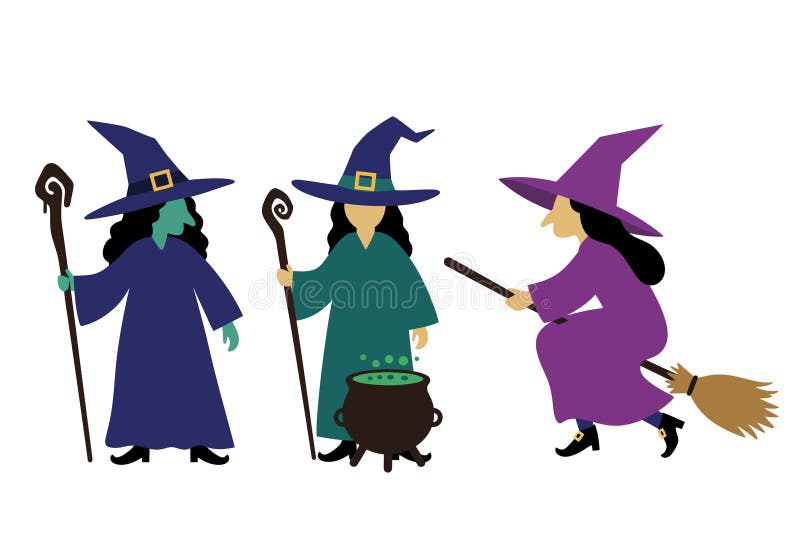 Three Witches Clipart
