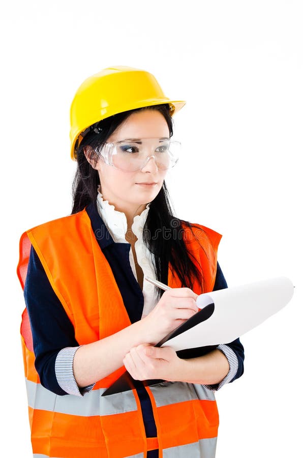 Female engineer stock image. Image of friendly, architects - 1305553