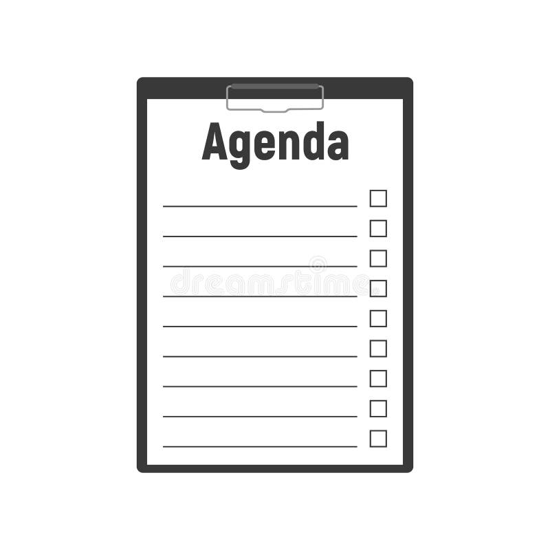 Agenda Stock Illustrations – 42,784 Agenda Stock Illustrations, Vectors ...