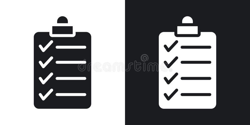 Clipboard Check Icon Vector Stock Illustration - Illustration of clip ...