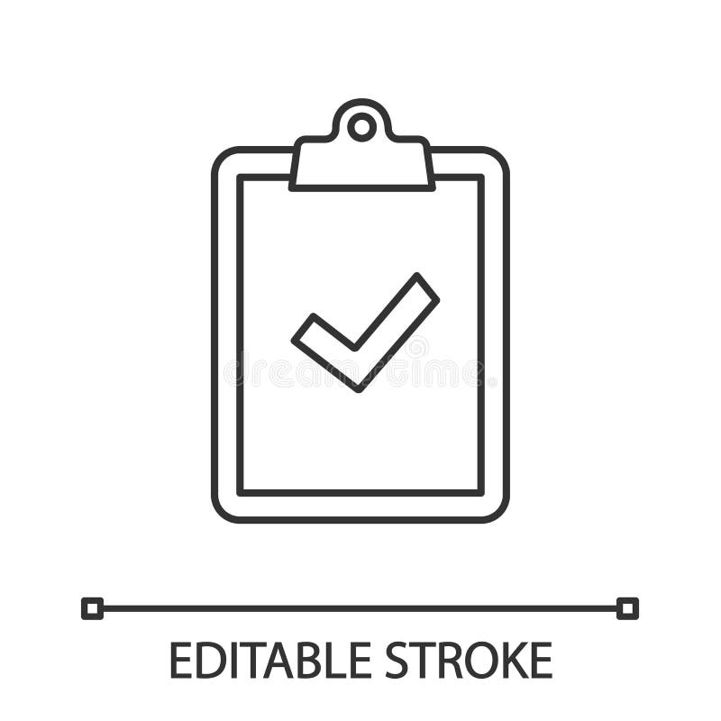 Check Mark Clipboard Icon Stock Illustrations – 29,994 Check Mark ...