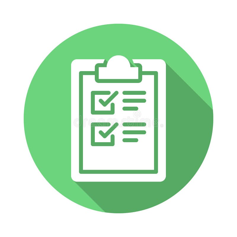 Clipboard Checklist Flat Icon Stock Vector - Illustration of logo, list ... Clipboard Checklist Flat Icon Stock Vector - Illustration of logo, list ...
