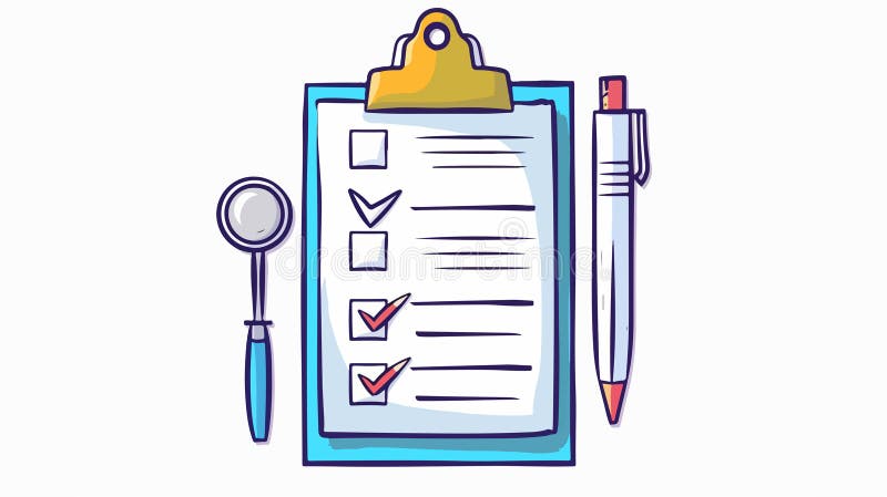 Clipboard Checklist Icon: Professional Tool for Assessing Tasks and ...