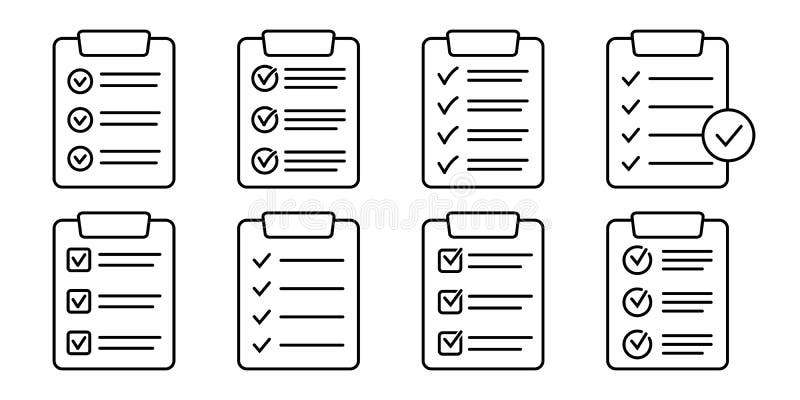 Symbol Icon Clip Board Inspection Stock Illustrations – 248 Symbol Icon ...