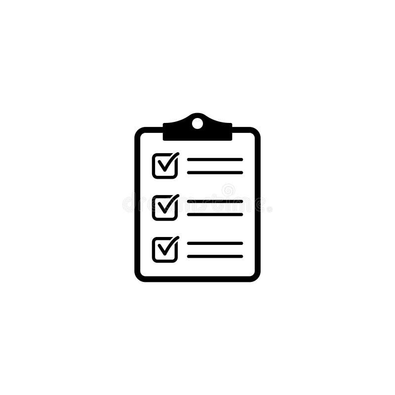 Checklist Symbol Stock Illustrations – 34,654 Checklist Symbol Stock ...