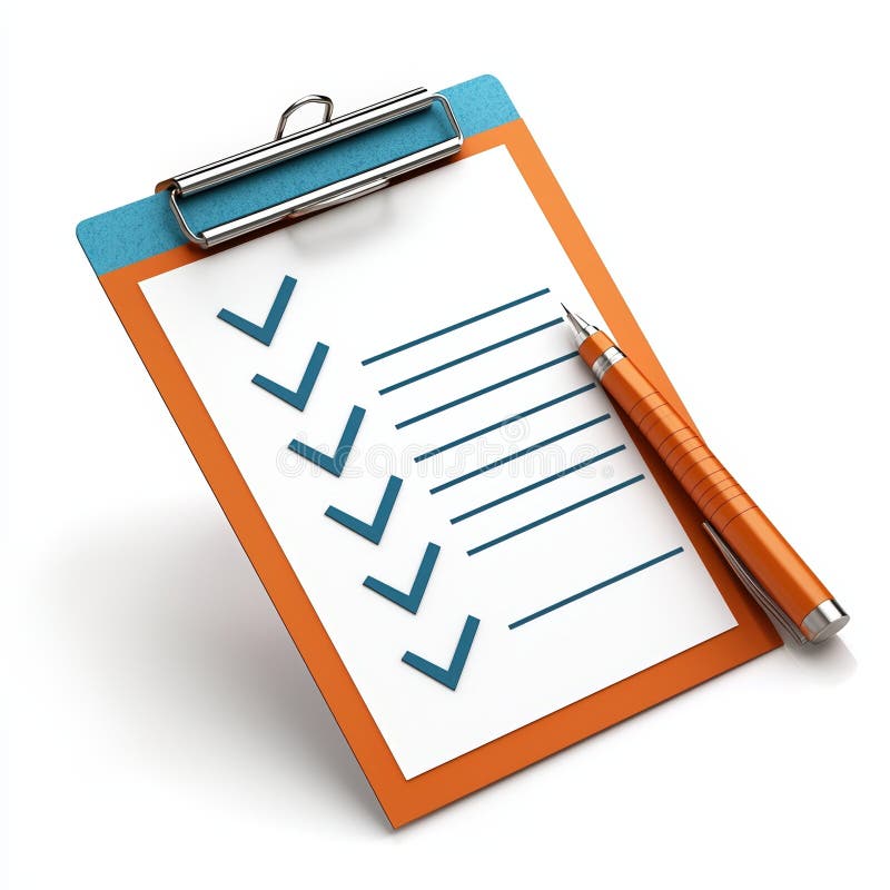 Clipboard Checklist White Background Stock Illustrations – 15,301 ...