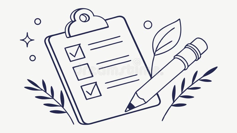 Clipboard with Checklist and Pencil, Task Management Productivity ...