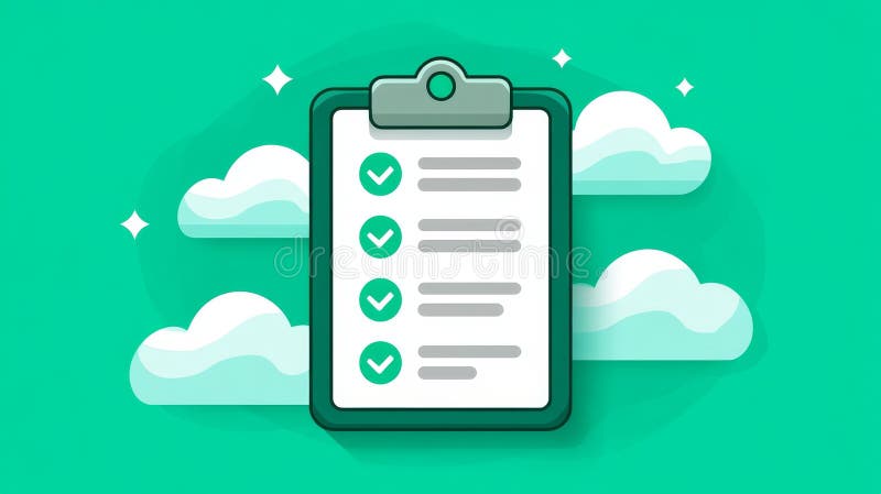 Clipboard with Checklist, Task Management, Goal Setting, Progress ...