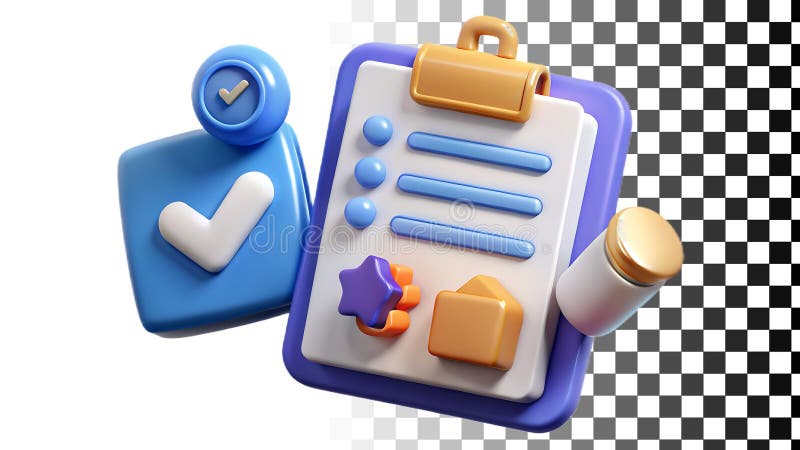 Clipboard with Checklist, Task Management and Organization Tool Png ...