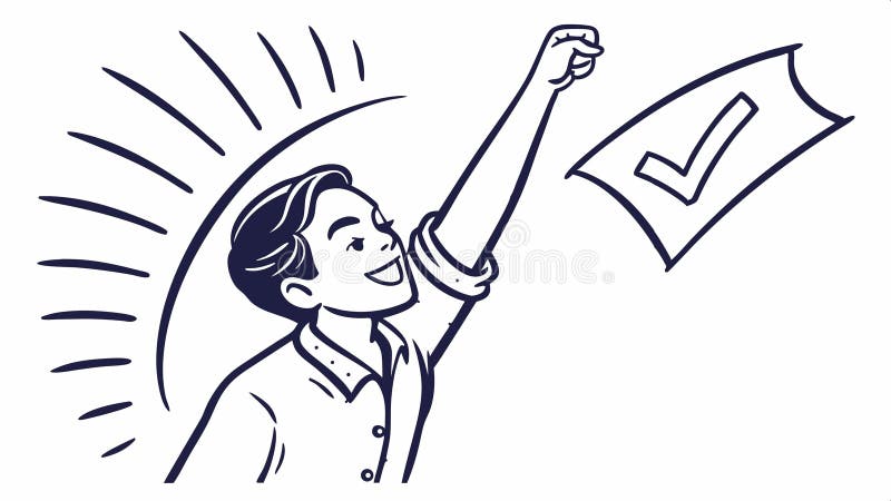 Clipboard with Checkmark, Task Completion Symbol Vector Design ...