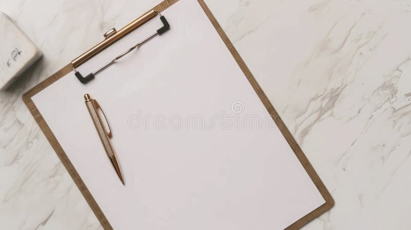 Clipboard with a Cleaning Checklist and Pen, Representing Efficient ...