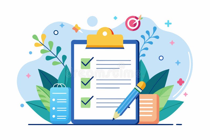 A Clipboard Displaying a Checklist with a Pen Placed on Top, Ready for ...