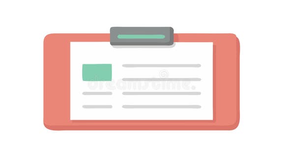 Clipboard with Document Icon - Report, Task, and Office Work, Vector ...