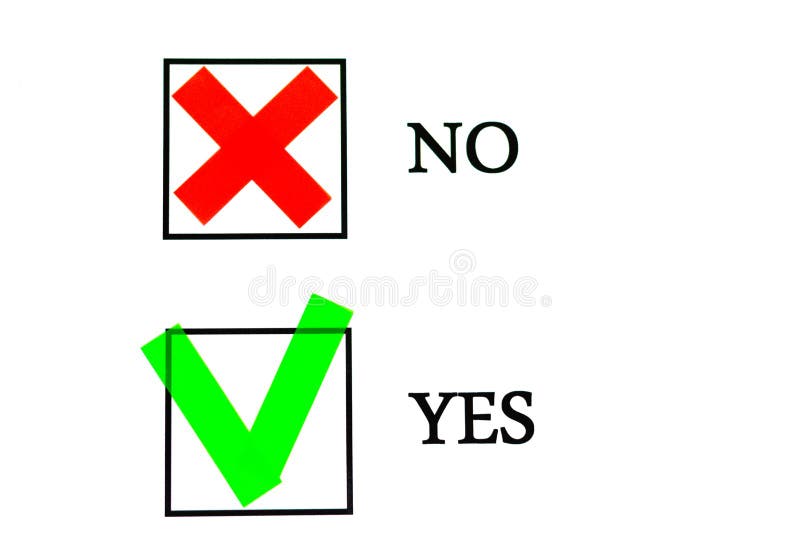 Clipboard with Green Check Mark and Red Stock Photo - Image of guess ...