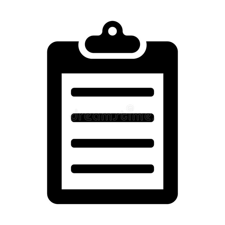 Clipboard Pencil Clip Art Stock Illustrations – 770 Clipboard Pencil ...