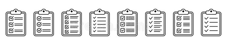 Clipboard Icon. Checklist Icon of an Approved Document. Project ...
