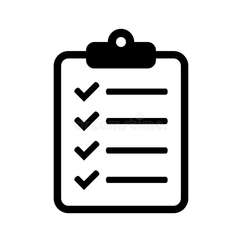 Clipboard Icon. Clipboard Sign Symbol for Web Site and App Design ...