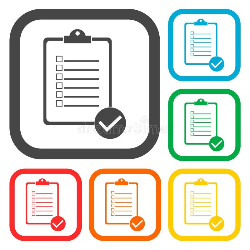 Clipboard icon stock vector. Illustration of list, clip - 85237943