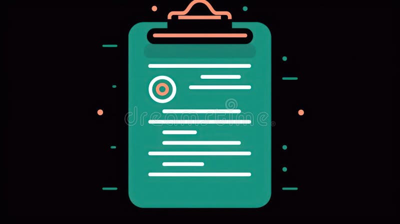 A Clipboard Icon Representing the Copying and Pasting of Data Created ...