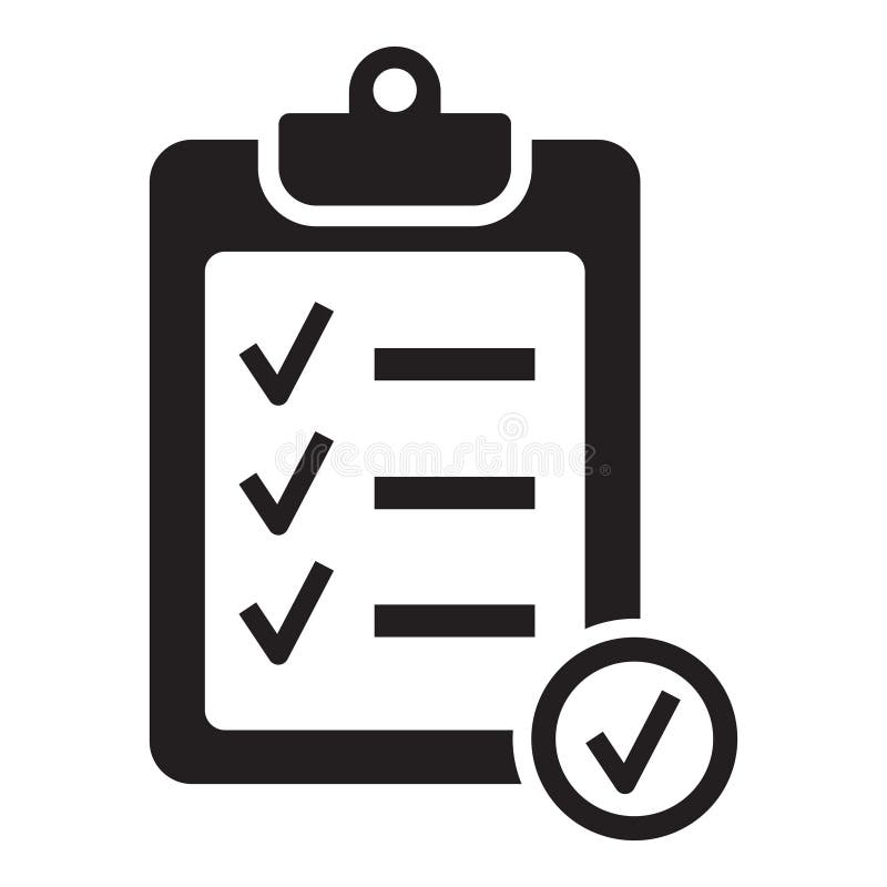 Tasks. Clipboard Icon. Task Done. Signed Approved Document Icon ...