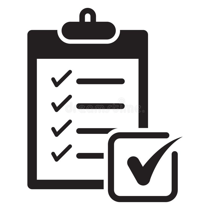 Tasks. Clipboard icon stock vector. Illustration of paper - 244240140