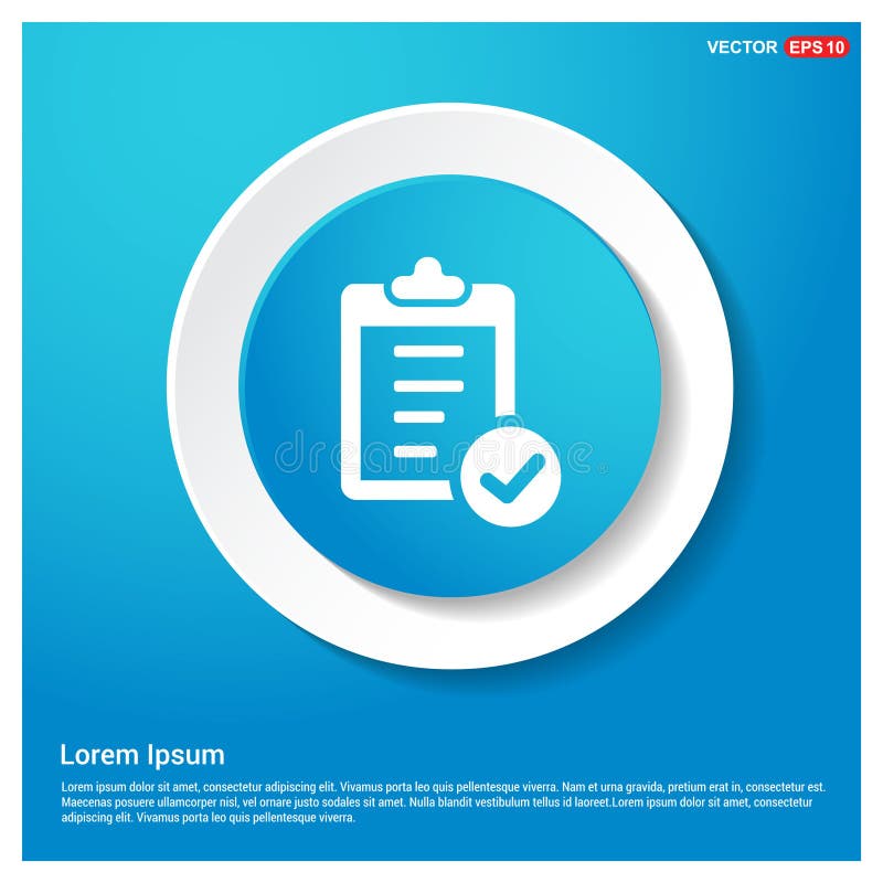 Clipboard Icon stock vector. Illustration of office - 132447643