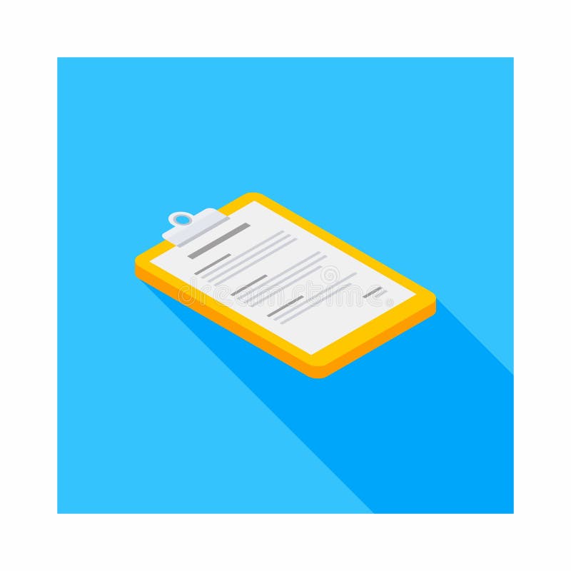 Clipboard Isometric Right View Icon Vector Isometric Stock Vector ...