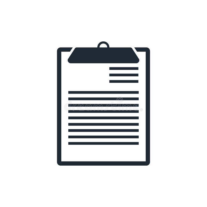 Clipboard, list icon stock vector. Illustration of note - 189116837