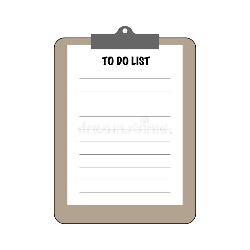 Color Clipboard with Checklist Icon Isolated on White Background ...