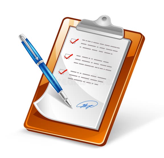 Single Check Clipboard Stock Illustrations – 4,210 Single Check ...