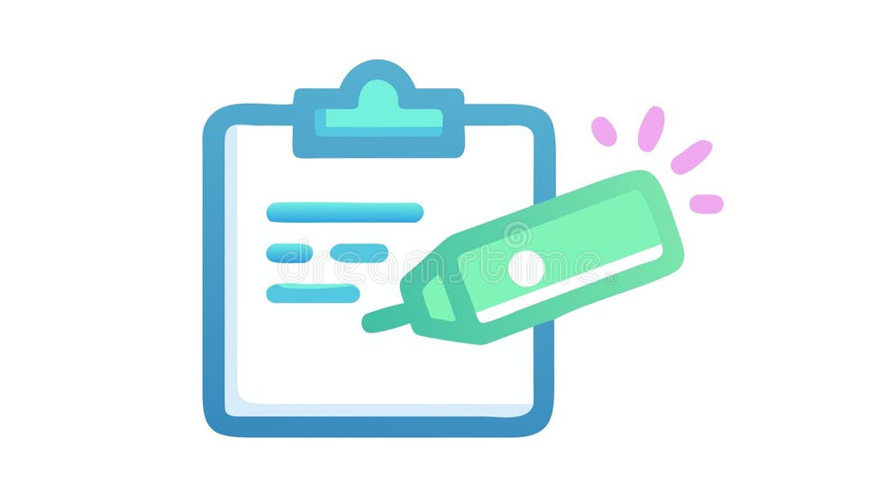 Clipboard Pen Note Taking, Editing Task Management, Vector Design Generative AI Stock Vector ...