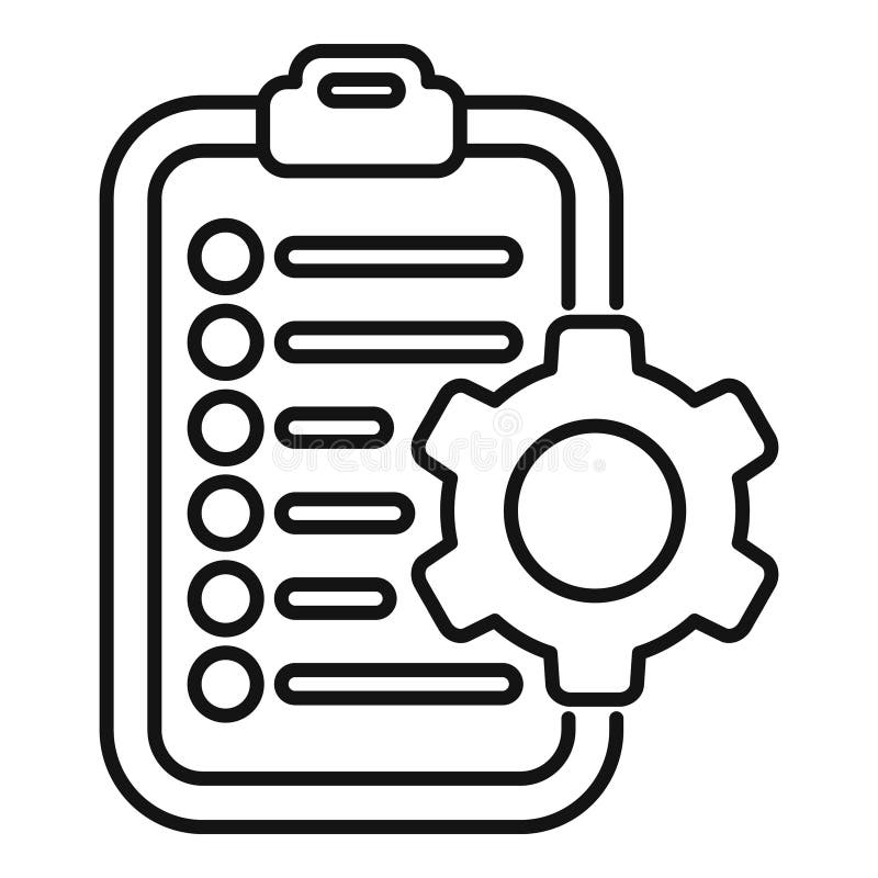 Clipboard Random Access Icon Outline Vector. Ram Lens Memory Stock ...