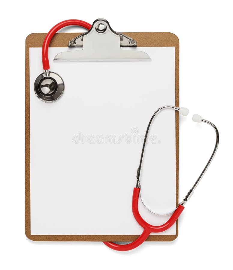 Stethoscope Clipboard stock photo. Image of cold, healthy - 29882430