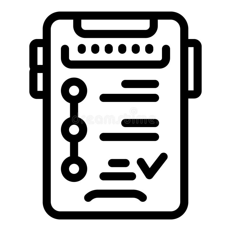 Clipboard Showing Completed Checklist Icon for Project Management Stock ...