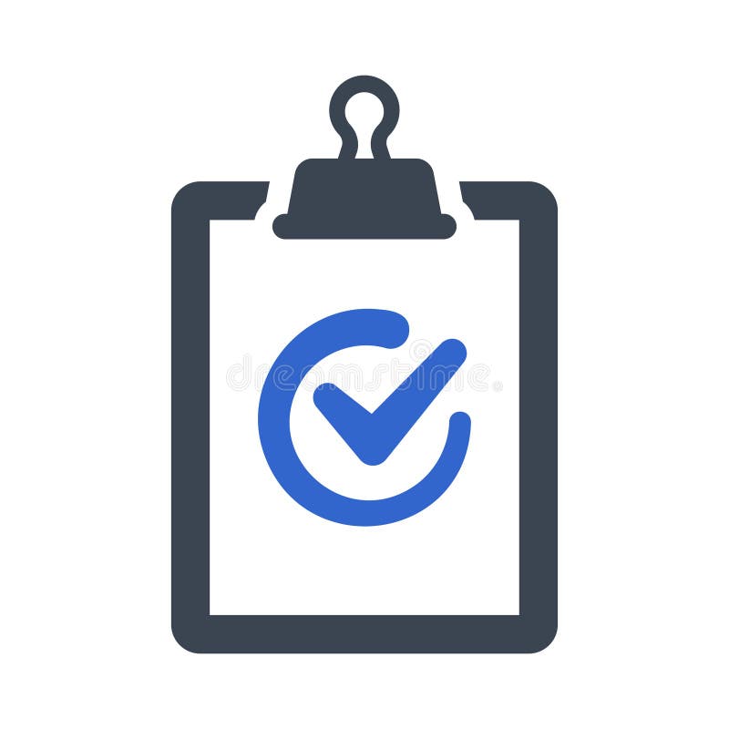 Clipboard survey icon stock vector. Illustration of vector - 270877360